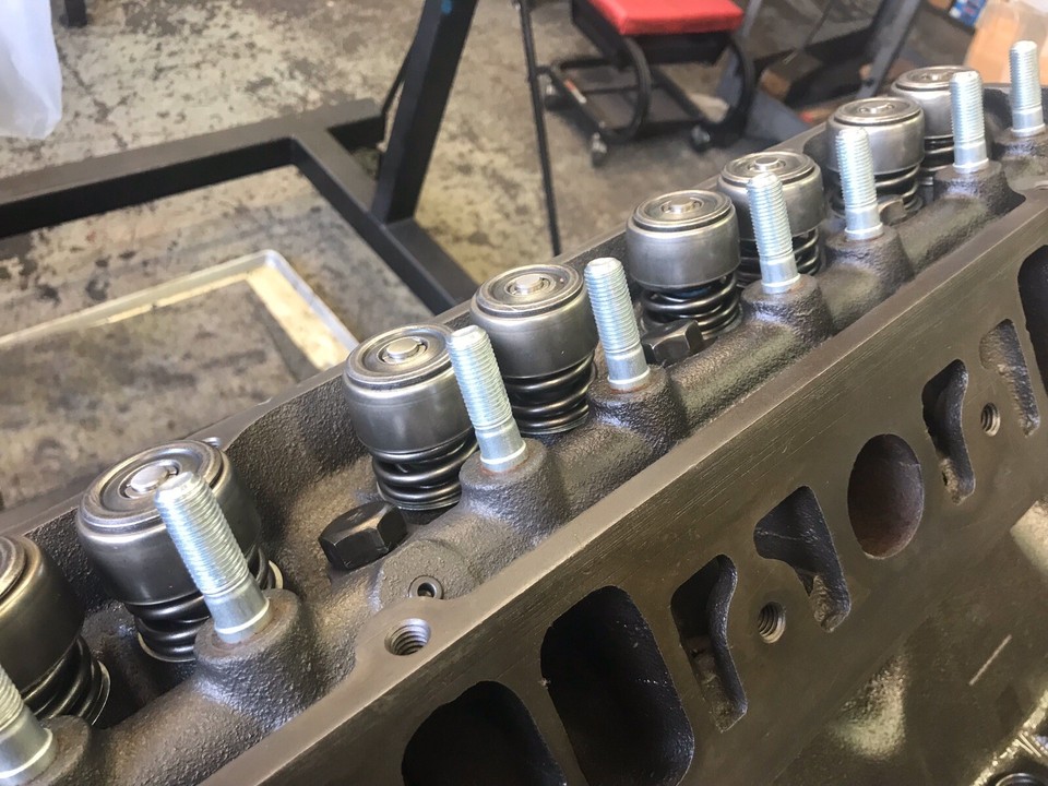 RAS3 Pontiac 421 GTO 389 Screw in Rocker Arm Studs and poly locks Kit ...