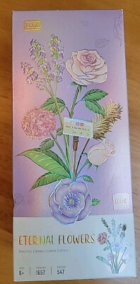 Flower Bouquet Mini Eternal Flowers Interlocking Building Block Set ...