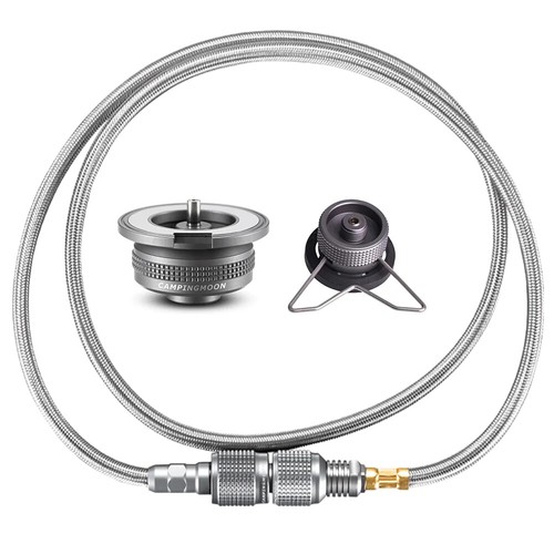 Camping Gas Stove Adapter Butane Gas Adapter Extension Hose converter ...