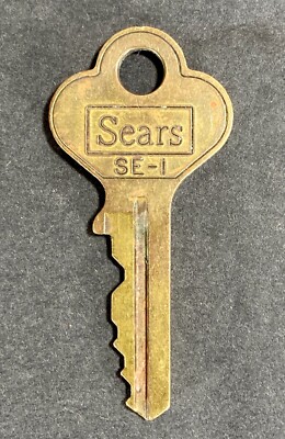Vintage SEARS SE-1 SZAUT Lock Padlock Brass Key USA | eBay