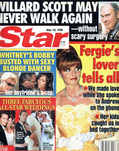 STAR Magazine May 14 1996 Fergie Willard Scott Whitney Houston Margot ...