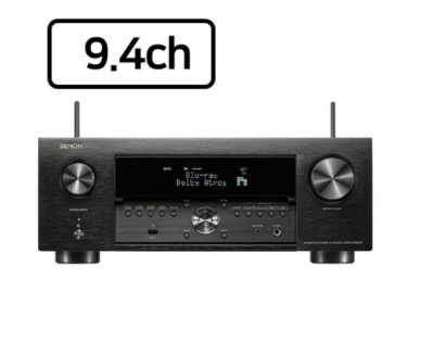 Denon AVC-X4800H 9.4ch 200W 8K AV Amplifier with 3D Audio HEOS Built-in ...