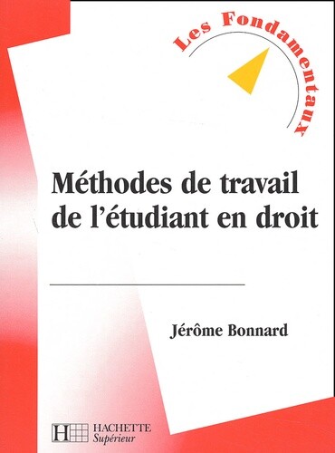 Methodes de travail de l'etudiant en droit de Jerome Bonnard | eBay