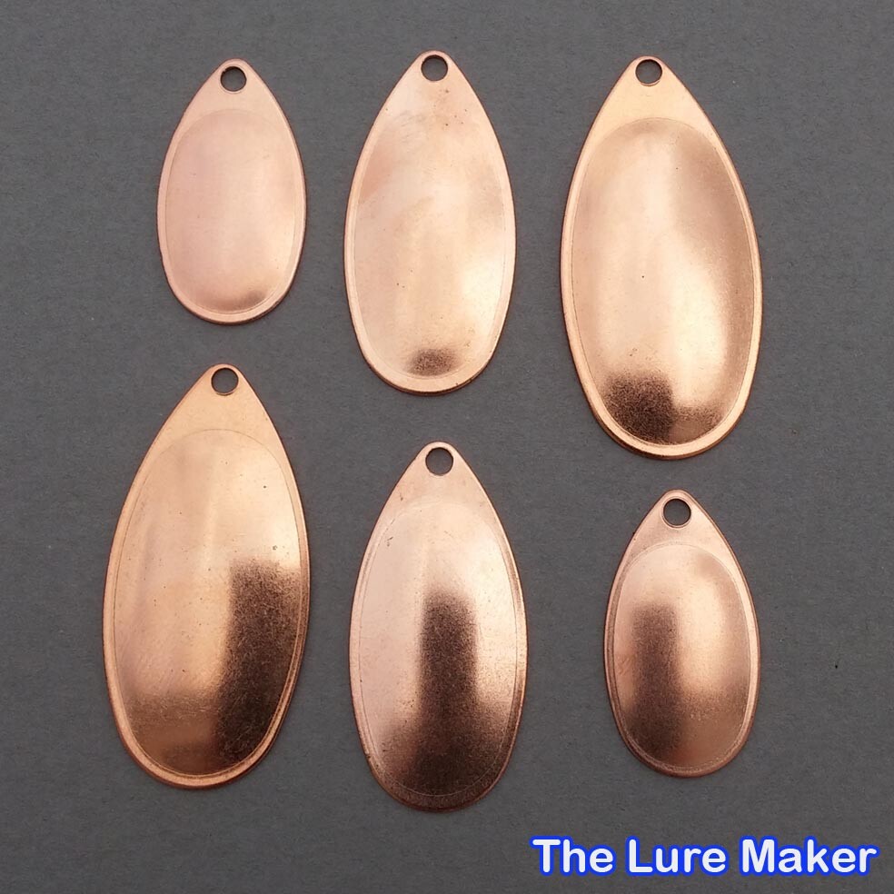 French Copper Spinner Blades Size 0-5 Quantity 10 or 25. For Spinners ...