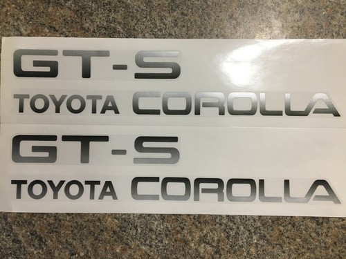 AE86 COROLLA GT-S trunk lid / hatch emblem sticker | eBay