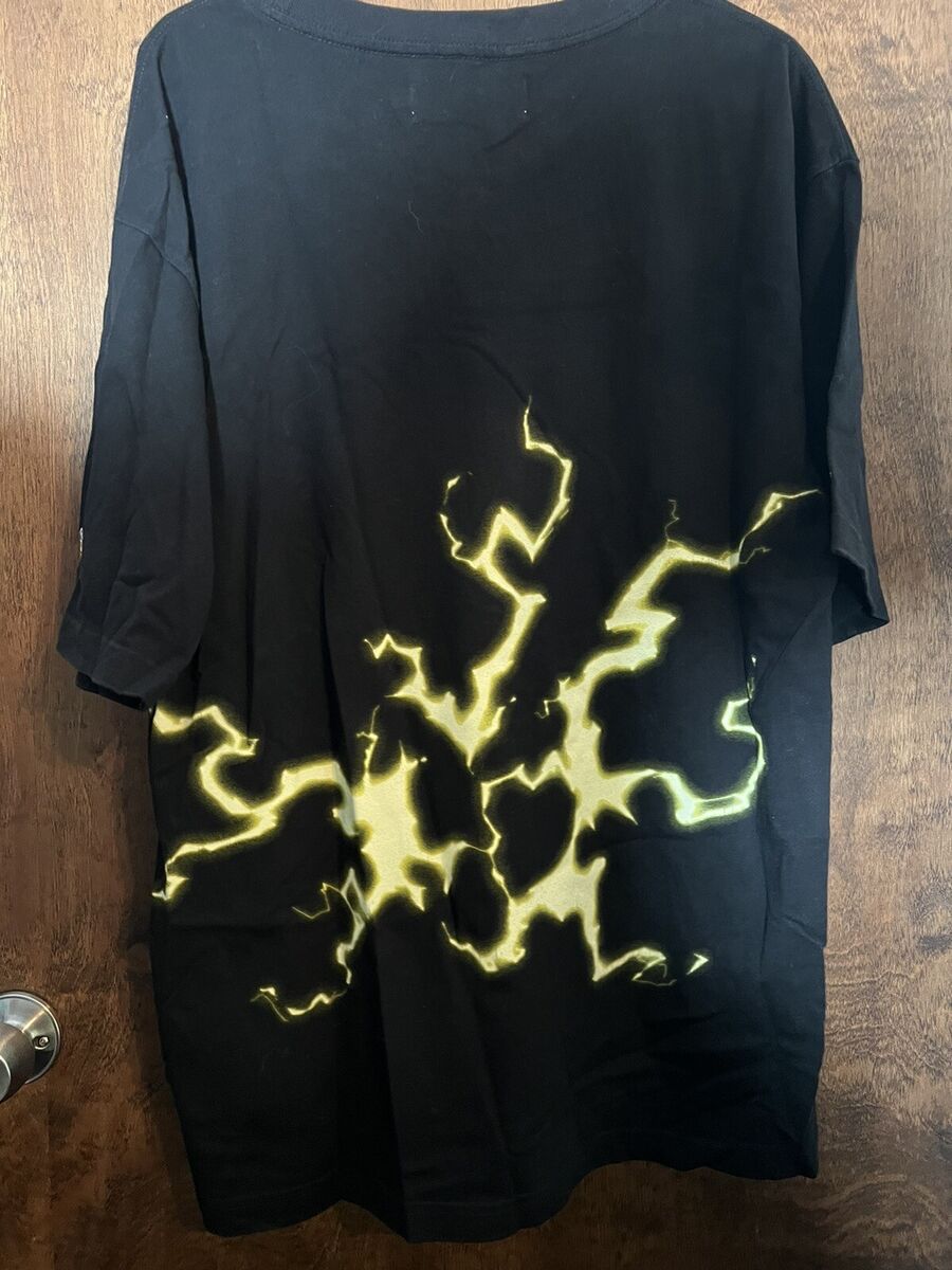 Vintage 1997 Litlab Pikachu AOP Black XL Shirt Pokemon Wore Vintage 1997 Litlab Pikachu AOP Black XL Shirt Pokemon Wore