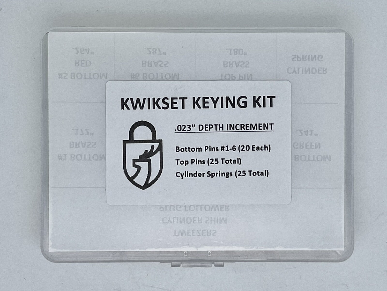 Keying Kit for KWIKSET Lock Cylinders; Includes Top/Bottom Pins ...