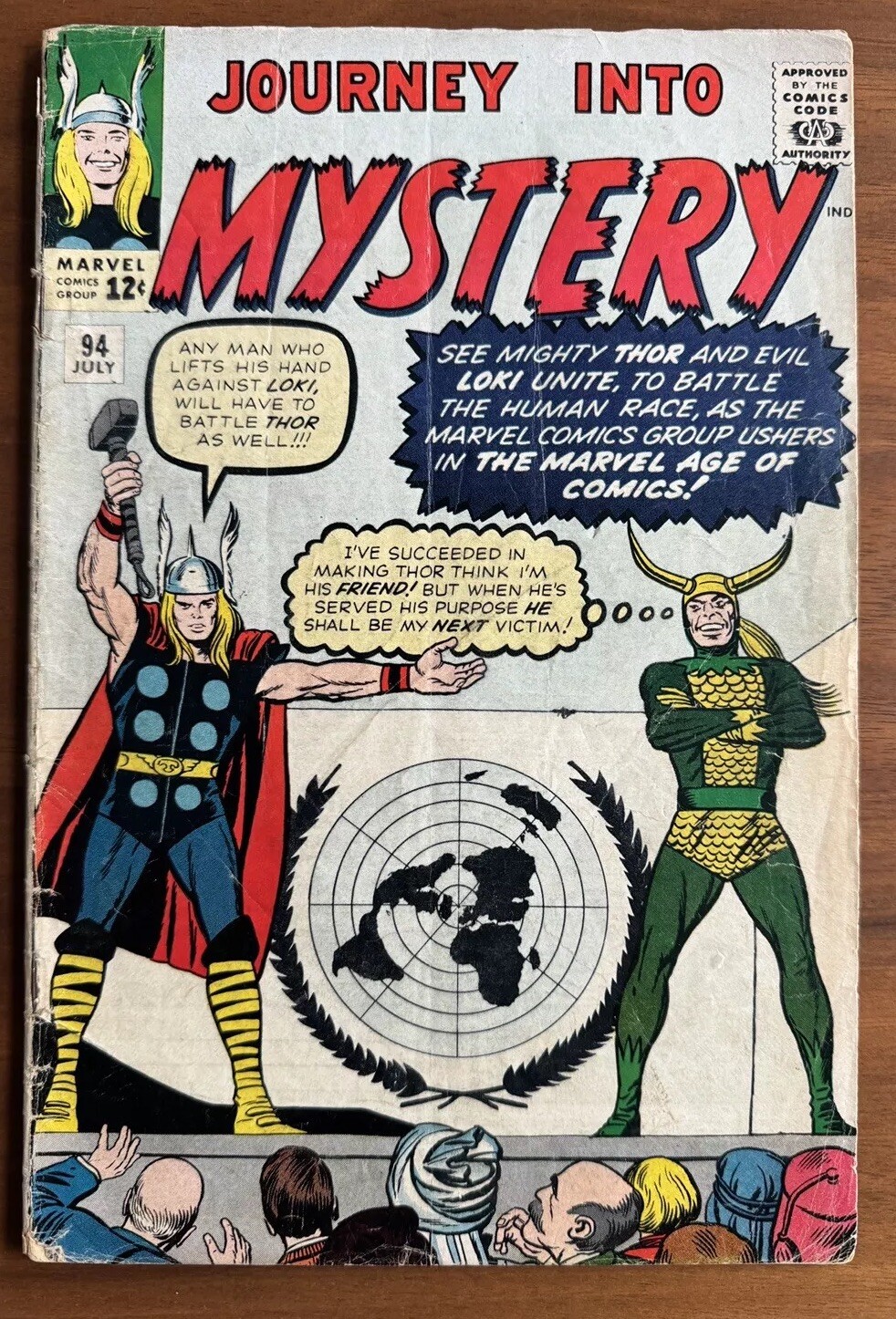 Journey Into Mystery #94 - Early Loki App - Marvel Comics 1963 2.5 | eBay