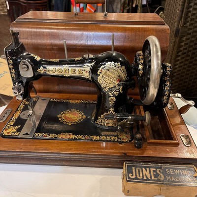 Sewing Machines - Jones Hand Crank Sewing Machine