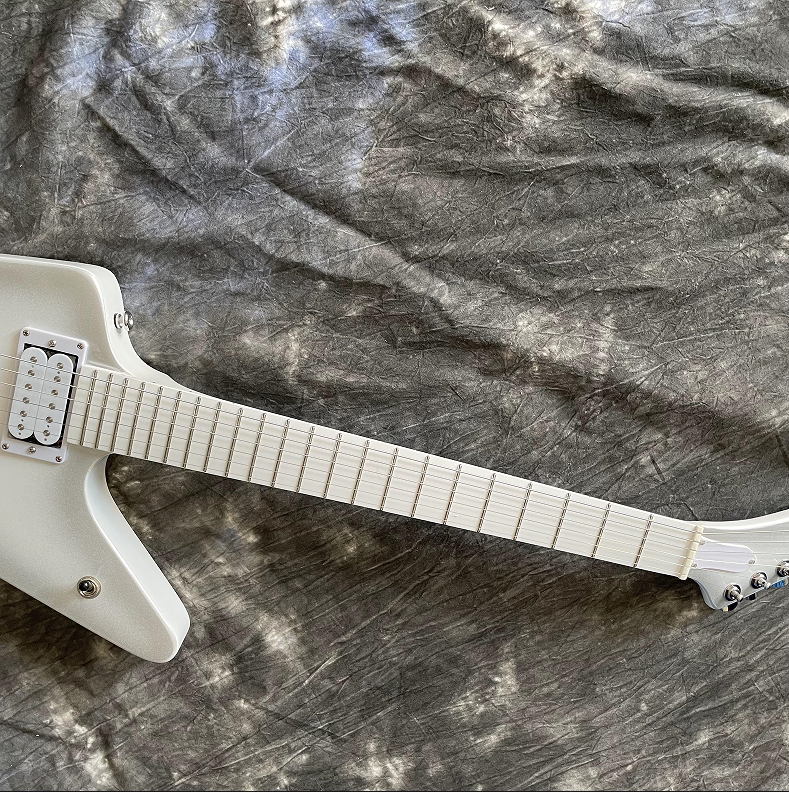 Explore Snowflake Electric Guitar White H-H Chrome Hardware Fast ...