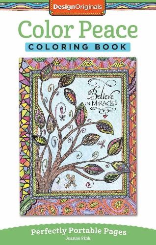 Joanne Fink Color Peace Coloring Book (Paperback) On-the-Go! Coloring ...