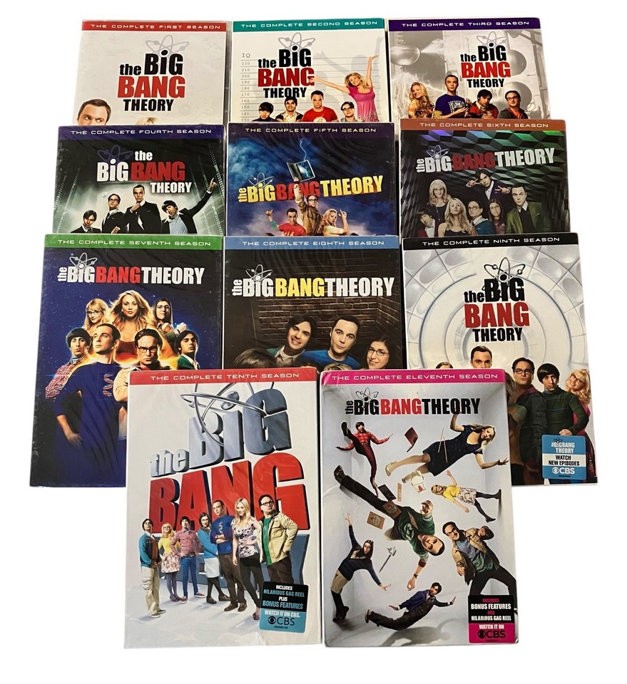The Big Bang Theory Complete Seasons 1-11 (1 2 3 4 5 6 7 8 9 10 11) Dvd ...
