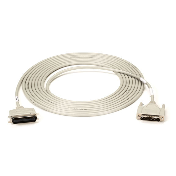 Black Box Dot-Matrix Printer (18-Conductor) Cable, Centronics Male/DB25 ...