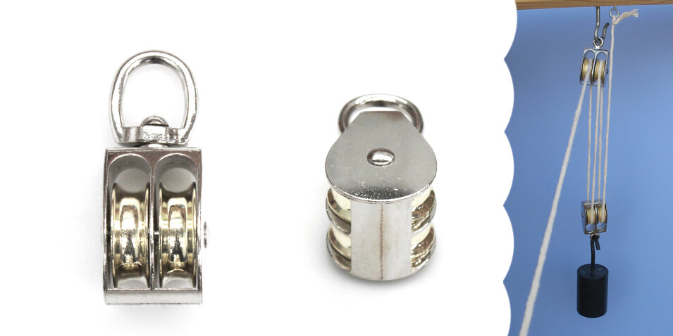 Heavy Duty Pulley Block Snatch Rope Wire Pully Single Double Wheel 12 ...