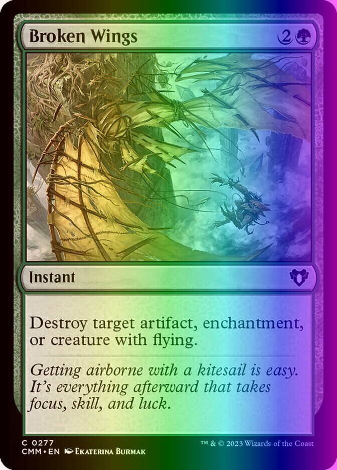 MTG Magic the Gathering Broken Wings (277/1173) Commander Masters NM ...