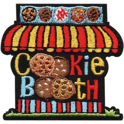 Girl COOKIE BOOTH Stand Fun Patches Crests Badges SCOUT GUIDE Selling ...