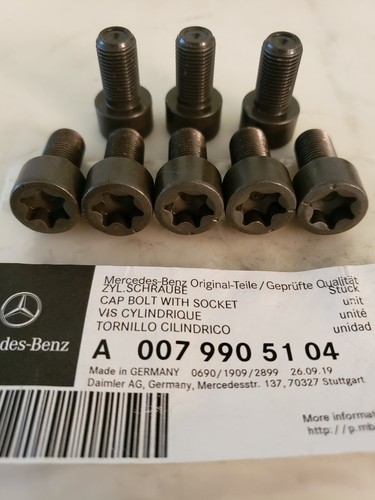 5 X Hybrid Electric Motor Stator Bolt Genuine Mercedes-AMG 0079905104 ...
