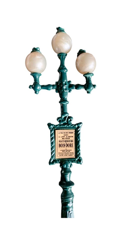 Vintage Metal French Lamp Post Miniatures Dollhouse Train Lot Of 3 | eBay