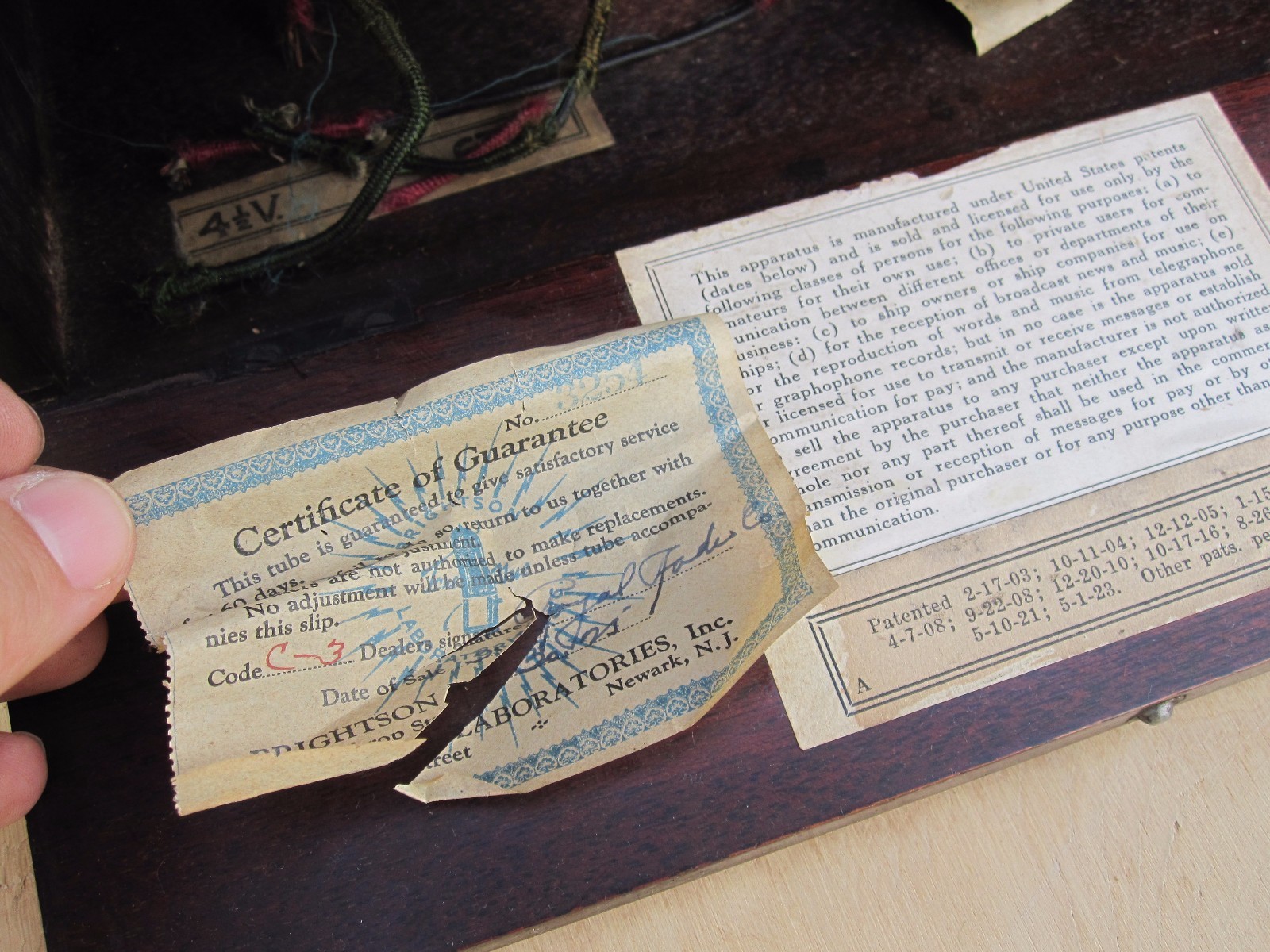 DEFOREST RADIO D10 TUBE 1920 ANTIQUE VINTAGE SET DE FOREST PRE-1930 ...