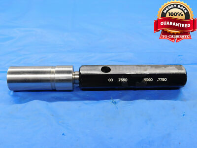 .7550 & .7780 CL XX TRUNCATION PIN PLUG GAGE GO NO GO .7813 25/32 19mm ...