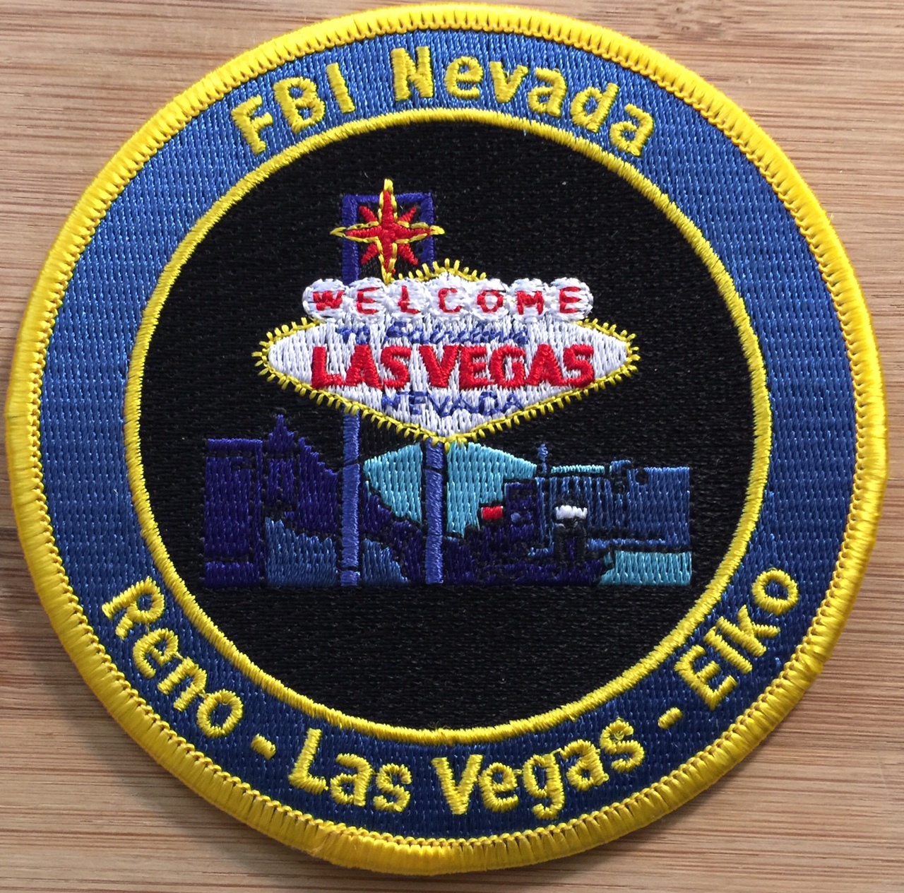 FBI - Nevada - Las Vegas - Reno - Elko NIGHT version Genuine *Kokopelli ...