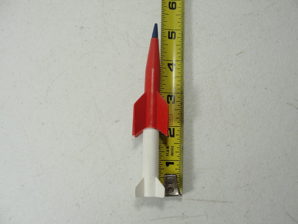 Lionel 6650-80 O Gauge Red Over White Rocket Missile with Blue Tip | eBay