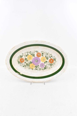 Oval Shaped Plate Fine Wars Floral Vintage 24x36 CM | eBay UK