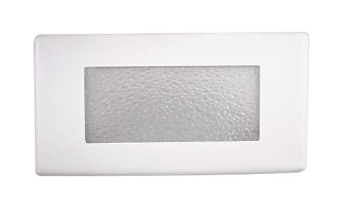 10 Inch Textured Glass Step Light Faceplate Cover 15812cover | eBay
