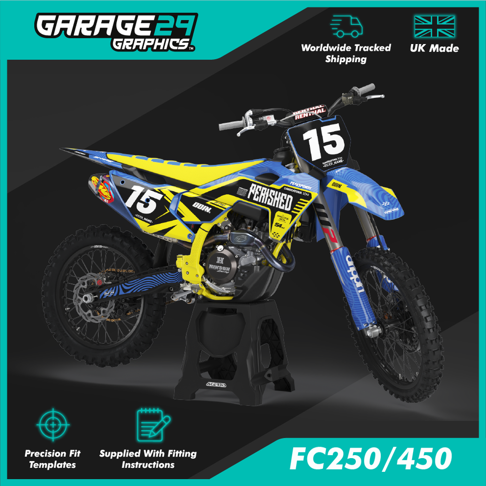 Husqvarna FC250 / FC450 STICKER KIT - MX MOTOX MOTOCROSS GRAPHICS KIT ...