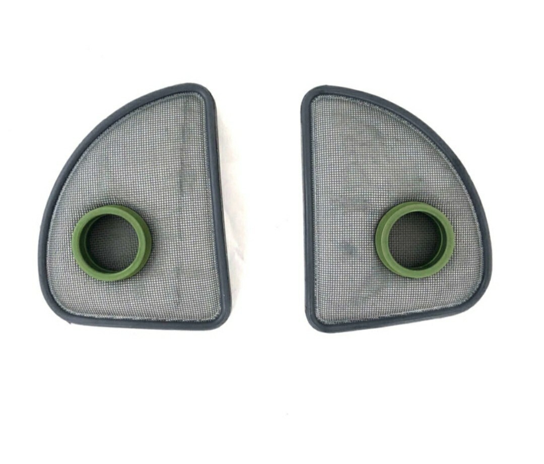 CHEMICAL BIOLOGICAL GAS MASK Filter Element M13A2 Military (1 Set L/R ...