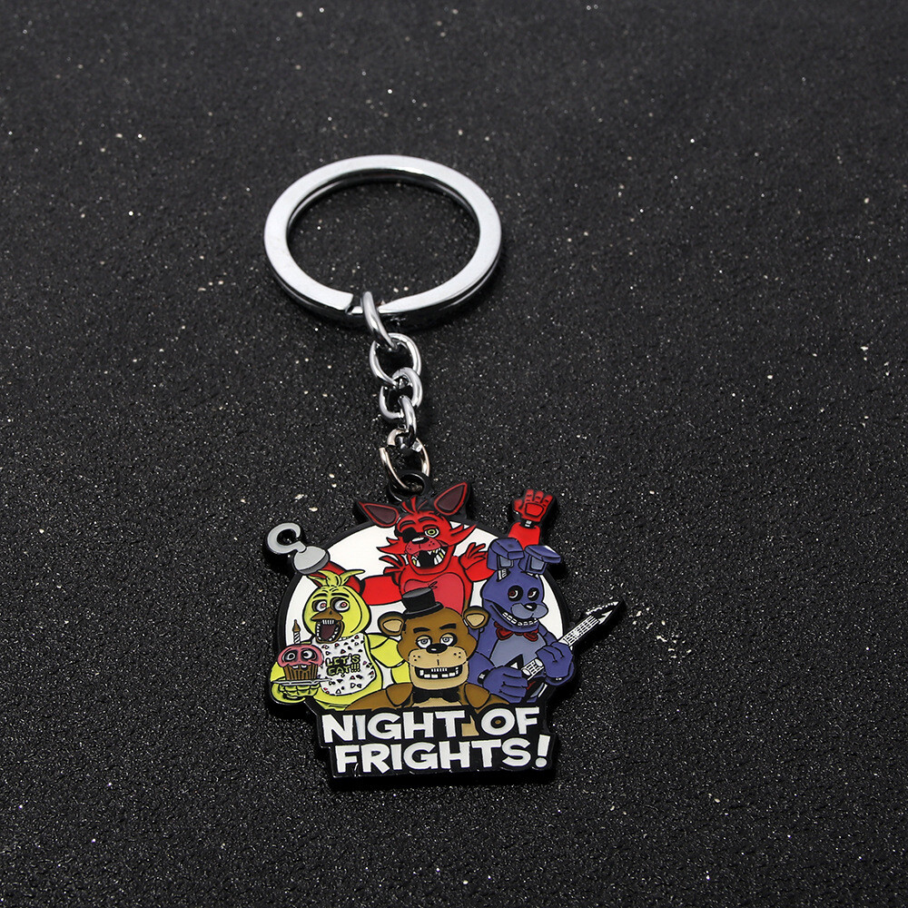 Five Nights at Freddy's FANF Cosplay Metal Pendant Keychain Keyring ...