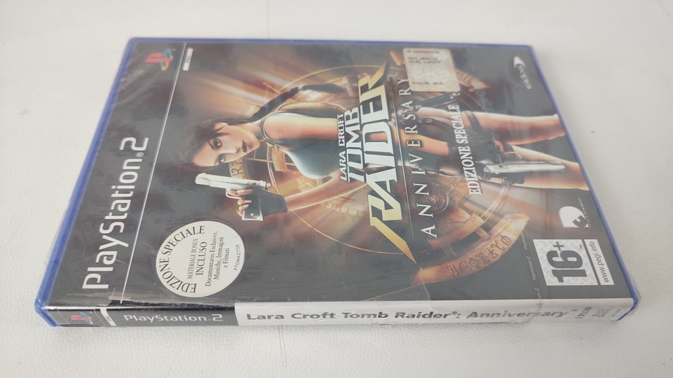 Lara Croft Tomb Raider Anniversary Sealed PS2 PLAYSTATION Eidos Pal ...