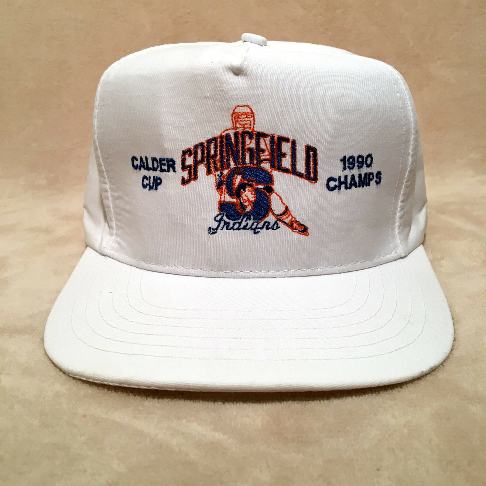Rare Defunct Springfield Indians 1990 Calder Cup Cham… - Gem