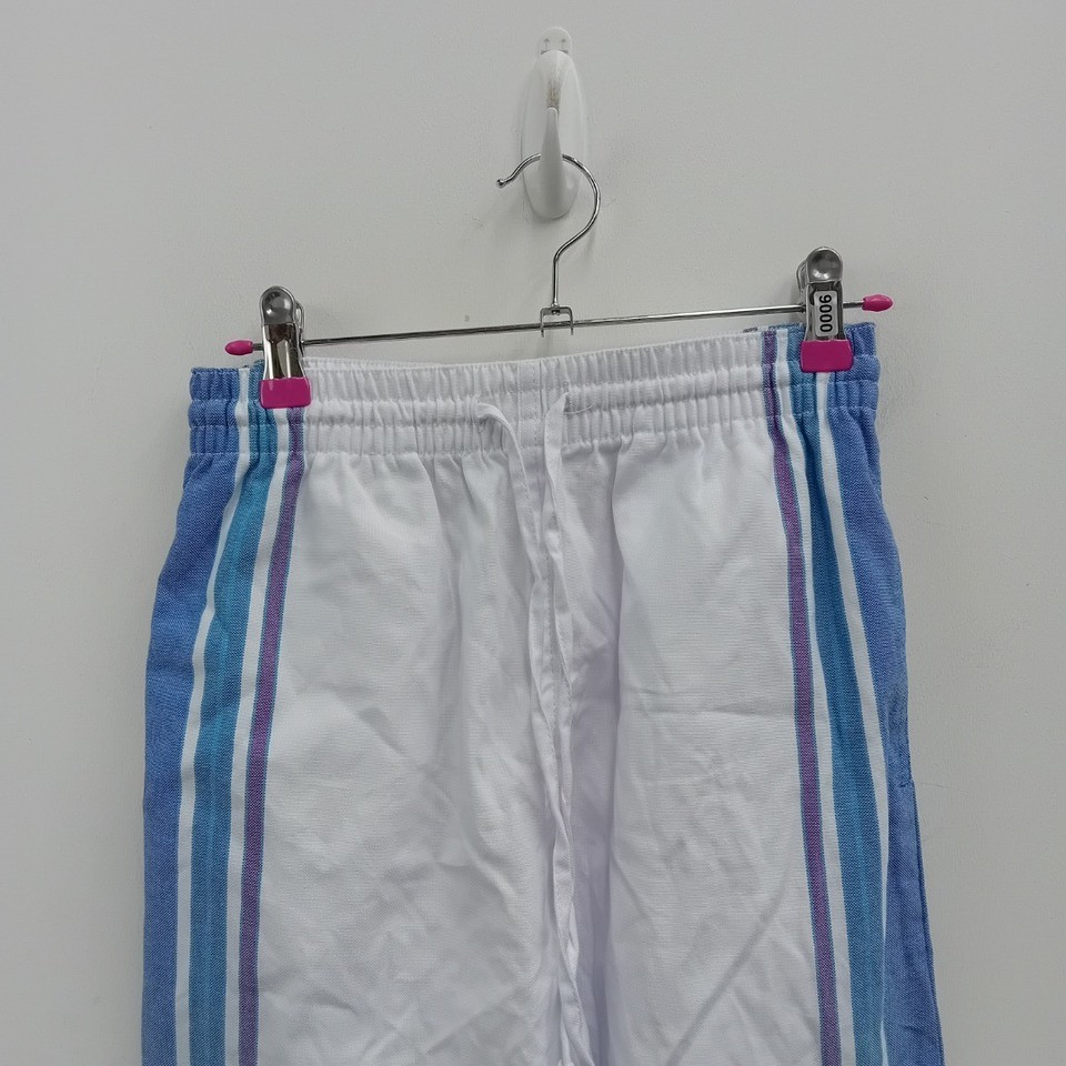 Tom's Trunks Cotton Trousers Size XS Womens White Blue Striped -WRDC ...