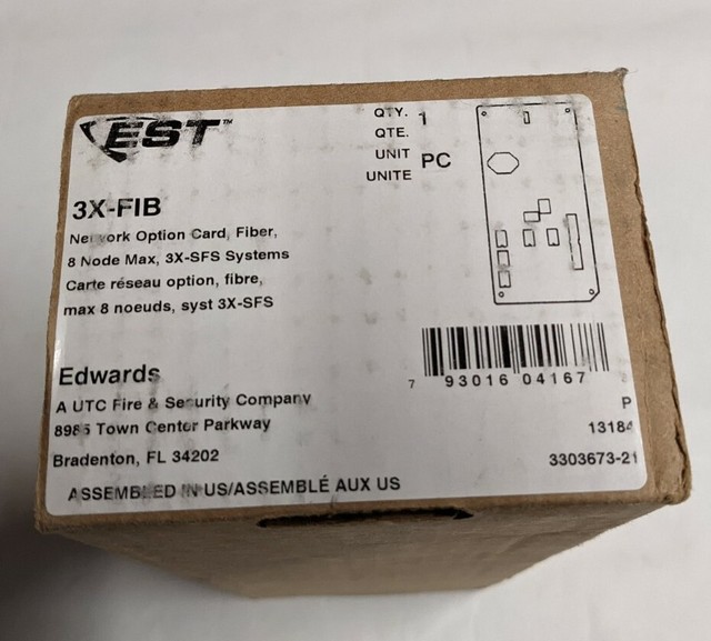 Edwards 3x-fib Fiber Optic Communications Interface Est for sale online ...