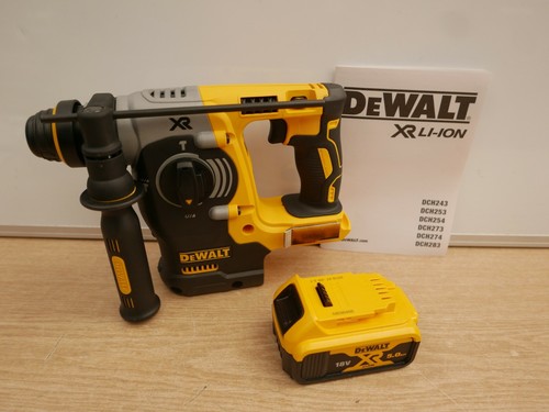 Dewalt DCH273 18V XR Brushless SDS Hammer Drill Bare Unit + DCB184 5AH ...