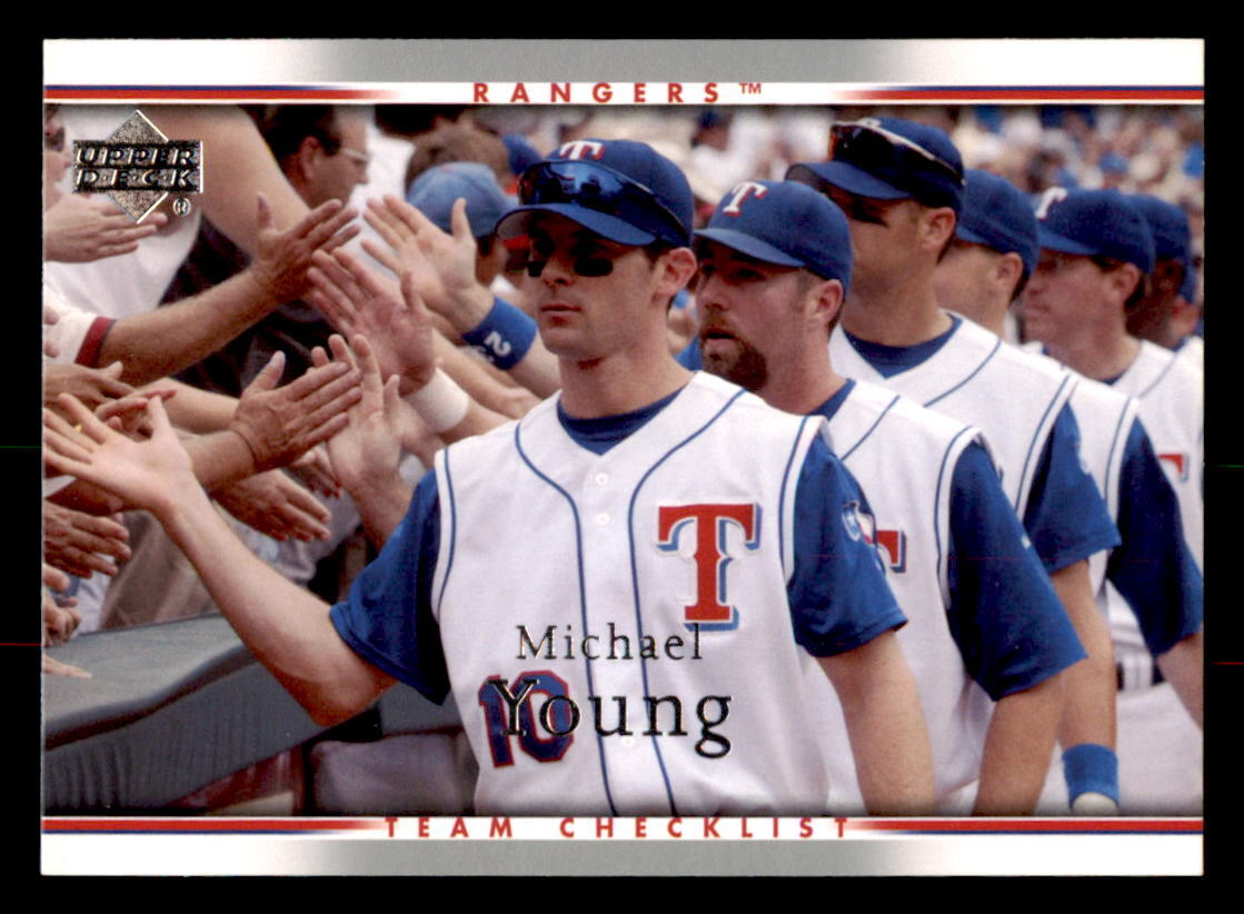 2007 Upper Deck #990 Michael Young Texas Rangers | eBay
