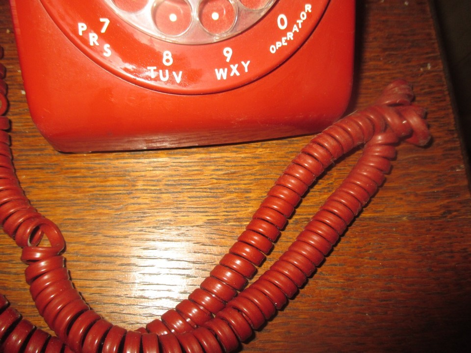 COMMISSIONER GORDAN Vintage RED BATMAN Rotary TELEPHONE - 1970's | eBay