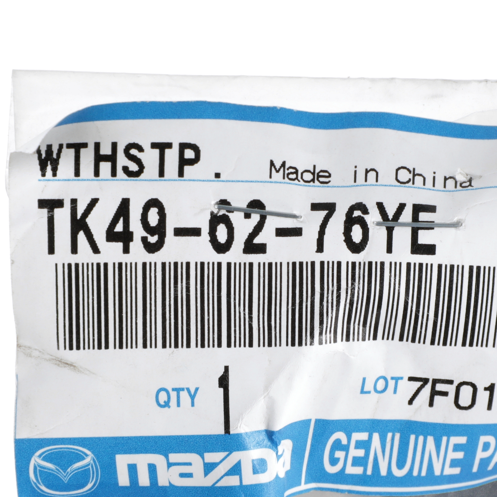 Genuine Mazda Upper Weather-Strip TK49-62-76YE for sale online | eBay