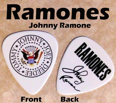 The Ramones Classic Rock band Johnny Ramone signature guitar pick (S-N4 ...