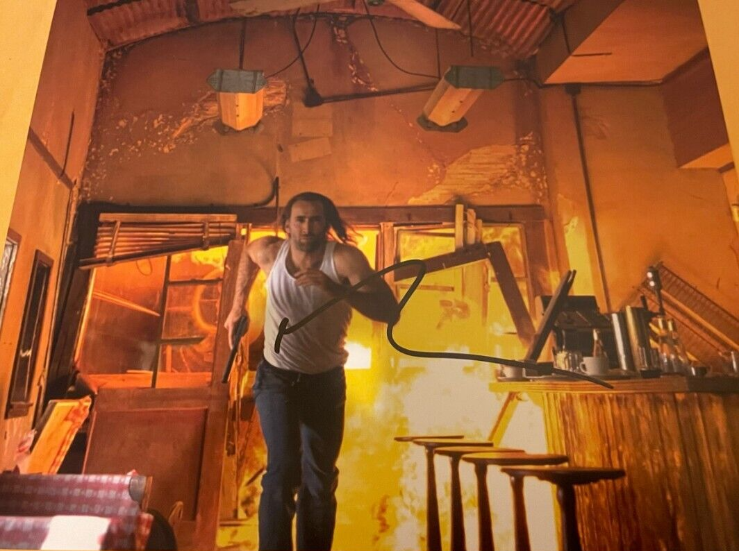 NICOLAS CAGE SIGNED "CON AIR" CAMERON POE 8X10 PHOTO W/PROOF W/COA ...