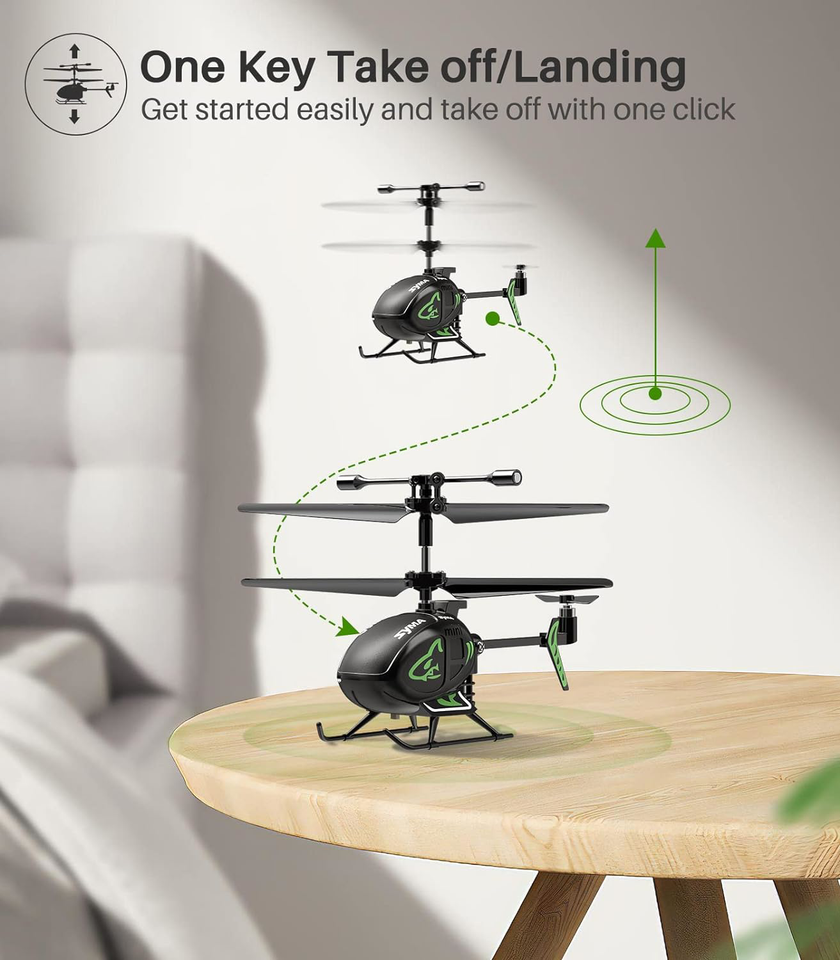 SYMA Mini RC Helicopters, S100 Small Remote Control Helicopter Toys for ...