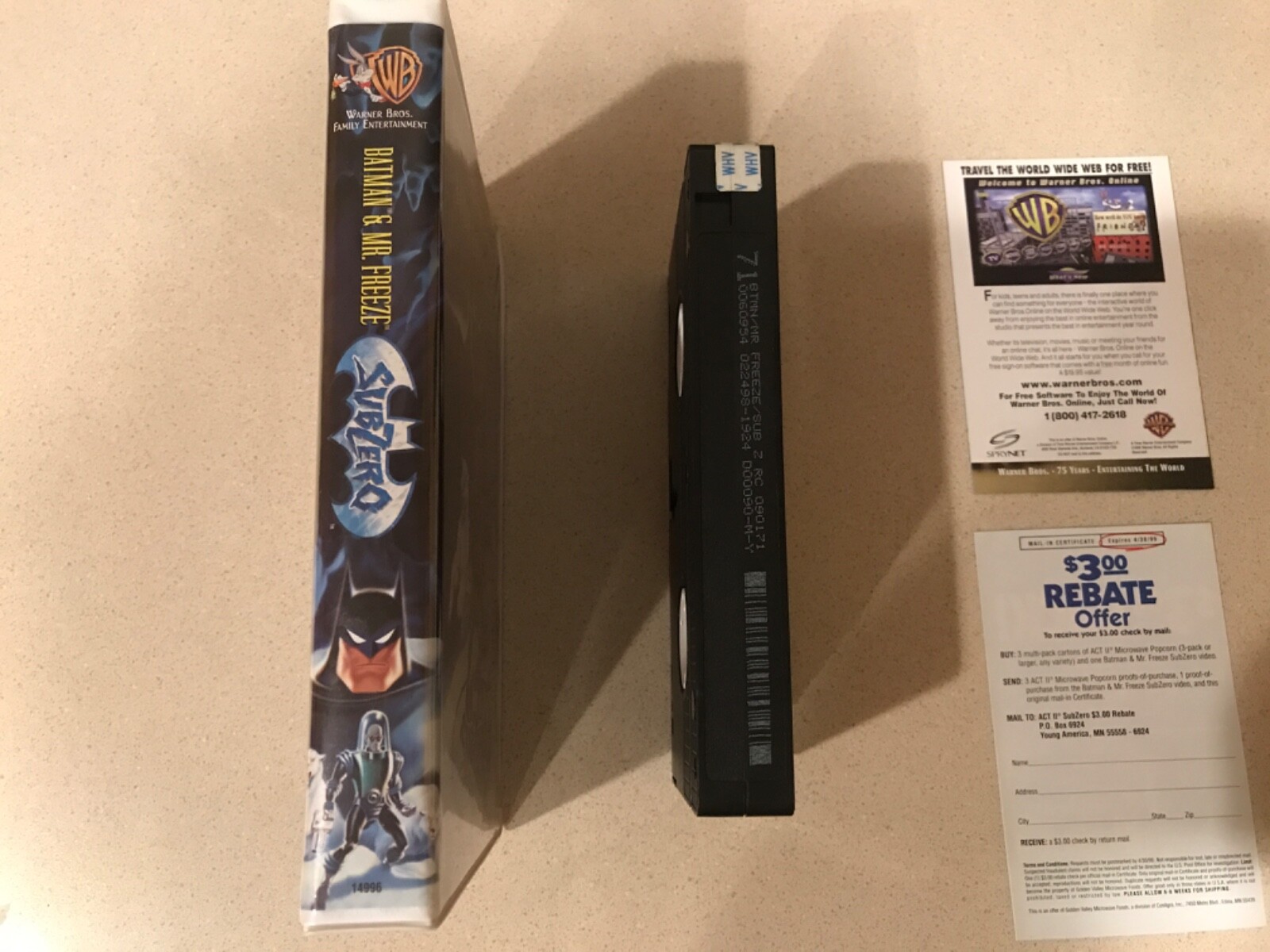 Batman & Mr. Freeze: SubZero (VHS, 1998) | eBay