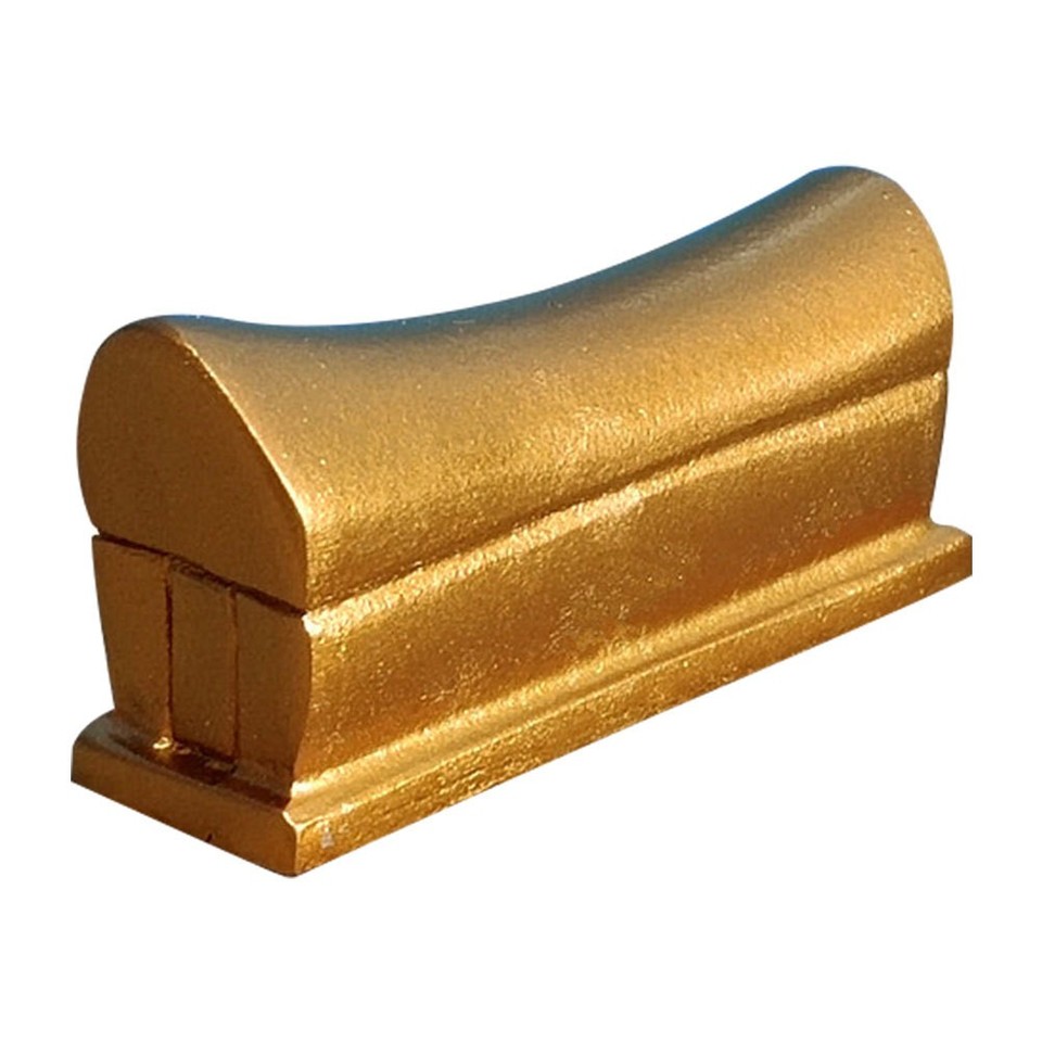 Golden Coffin Model Sacrificial Mini Coffin Decorative Coffin Resin ...