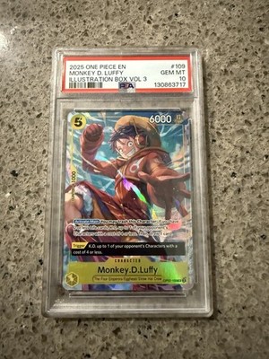 2025 One Piece English Monkey D. Luffy Illustration Box Vol 3 # 109 ...