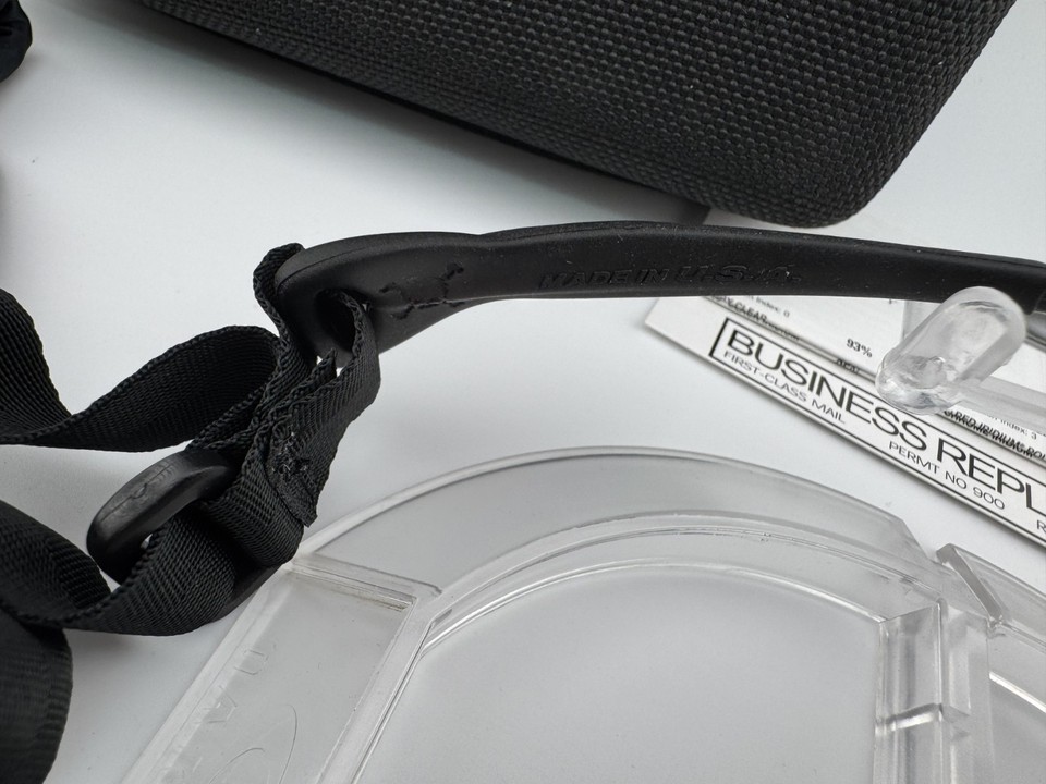 OAKLEY WATER JACKET JET BLACK VR28 BLACK IRIDIUM SUNGLASSES 04-675 ...