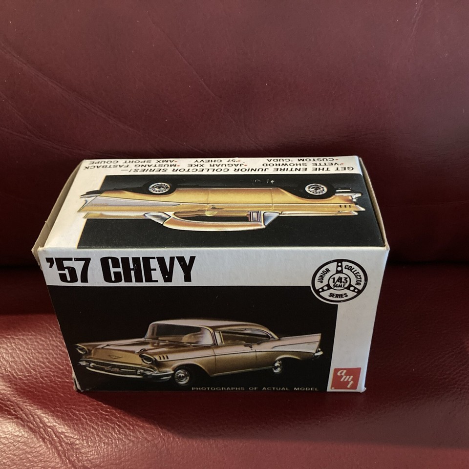 Vintage New AMT Mini 1957 Chevrolet Chevy Hobby Kit in Box T105 1:43 | eBay