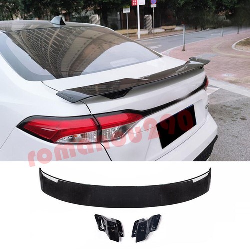 Glossy Black Sports Rear Trunk Spoiler Wing For Toyota Corolla Sedan ...