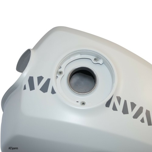 Fits Royal Enfield Himalayan Petrol Gas Fuel Tank White AEs | eBay