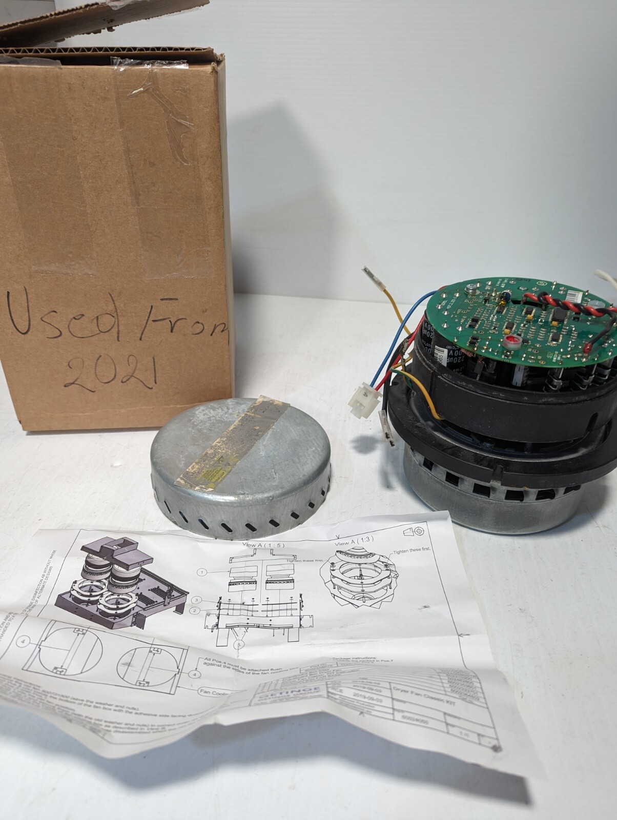 Getinge 6002405075 dryer fan classic kit, Domel 004973270764/191539 ...